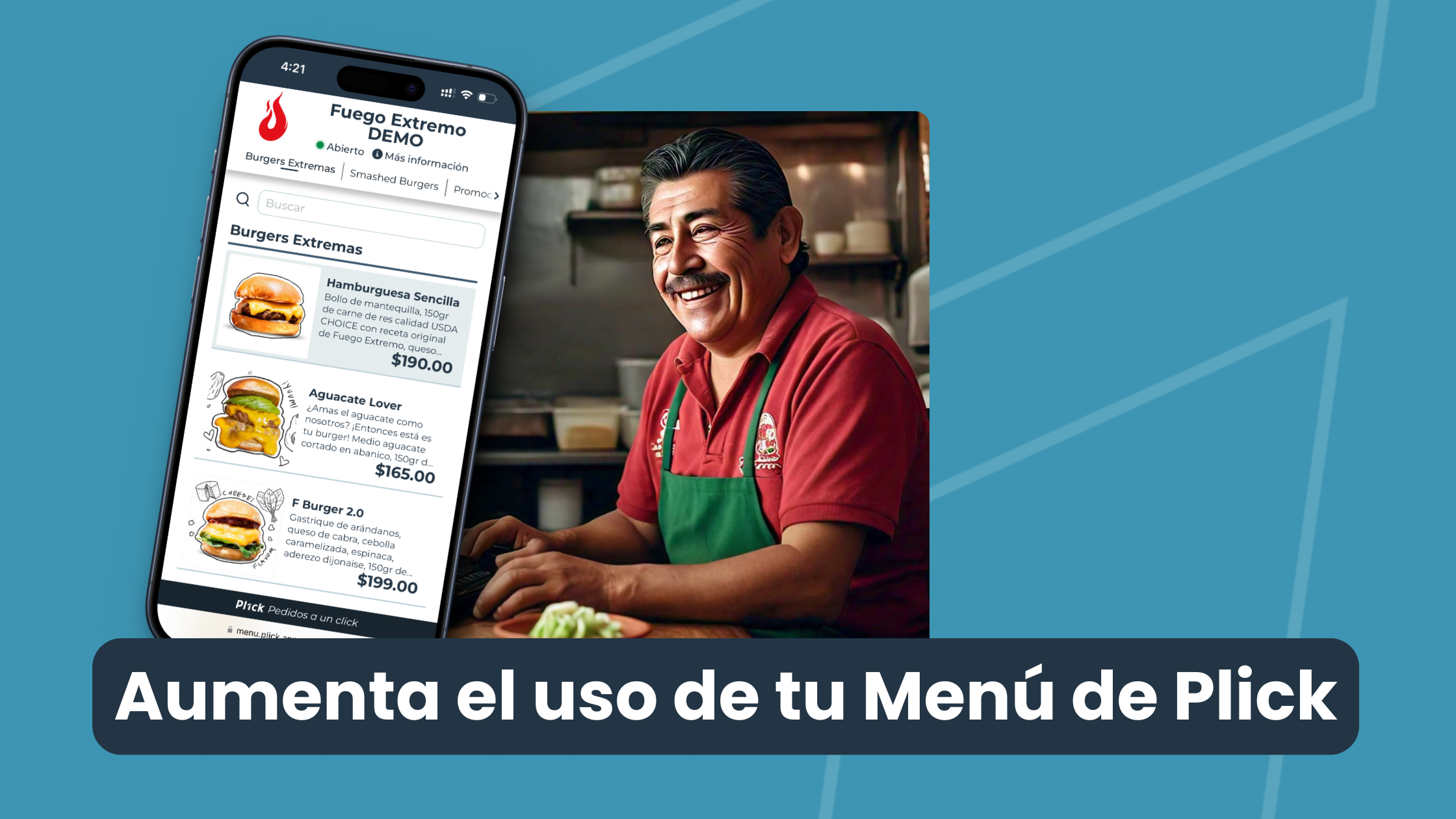 Aumenta el uso de tu Menú de Plick